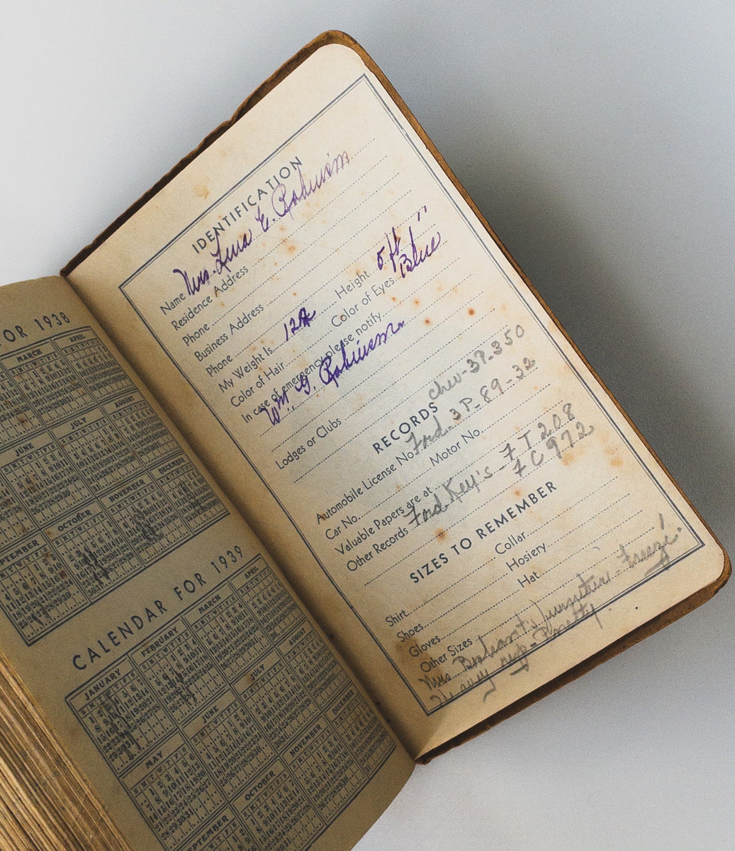 1934-1938 Depression-Era Diary of a Childless, Middle Aged Woman Keepi ...