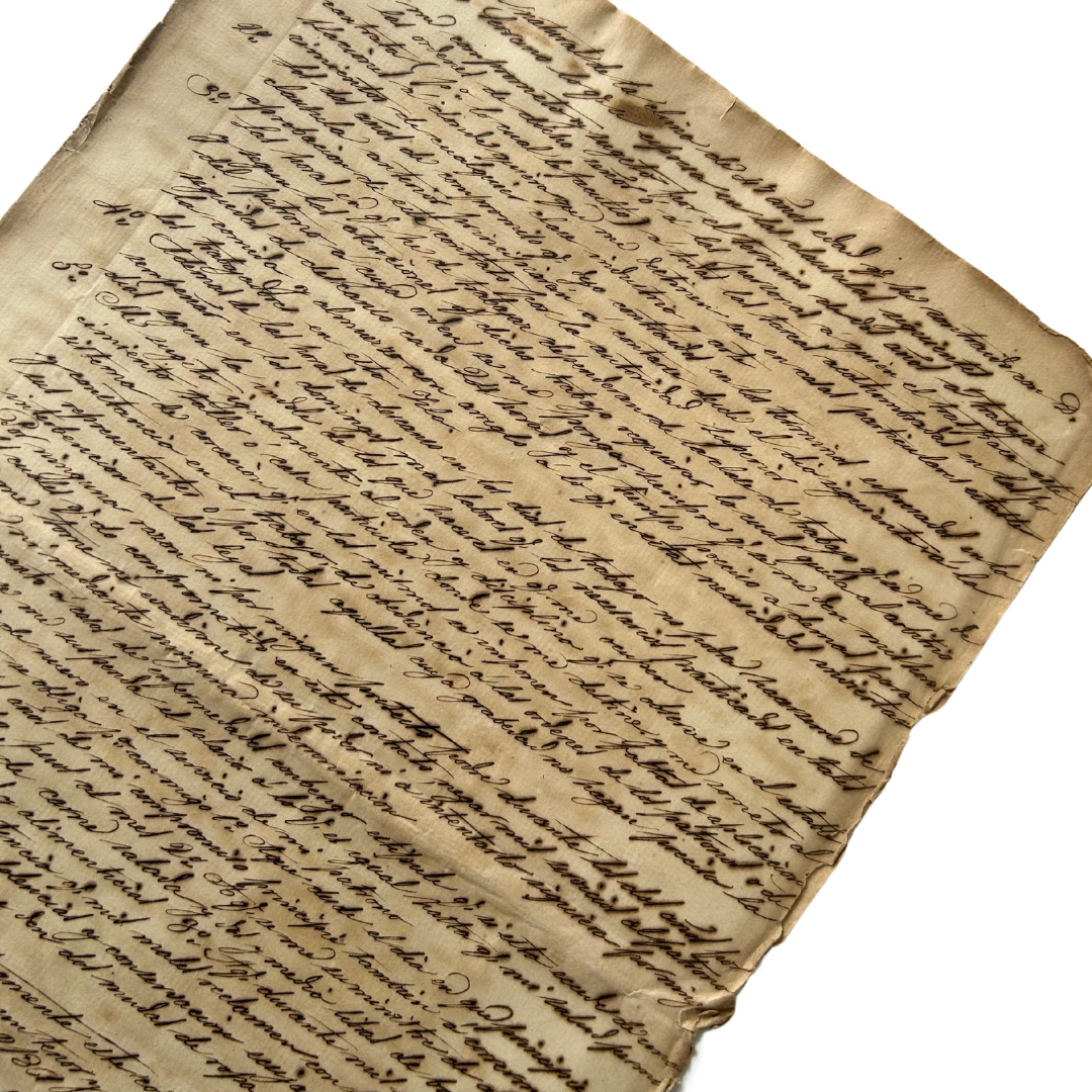 1861 Handwritten Contrata (Contract) for a Chinese Coolie Labourer in ...