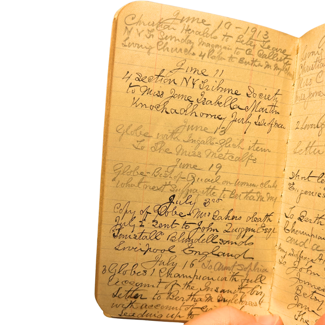 1908-1918 Author and Civil War Captain’s Manuscript Ledger of His Effo ...