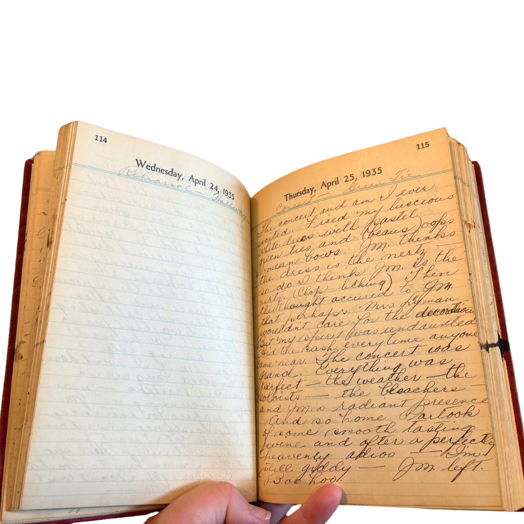 1935 Diary of a Gifted, Comedic Writer Who is the Most Entertaining Fi ...