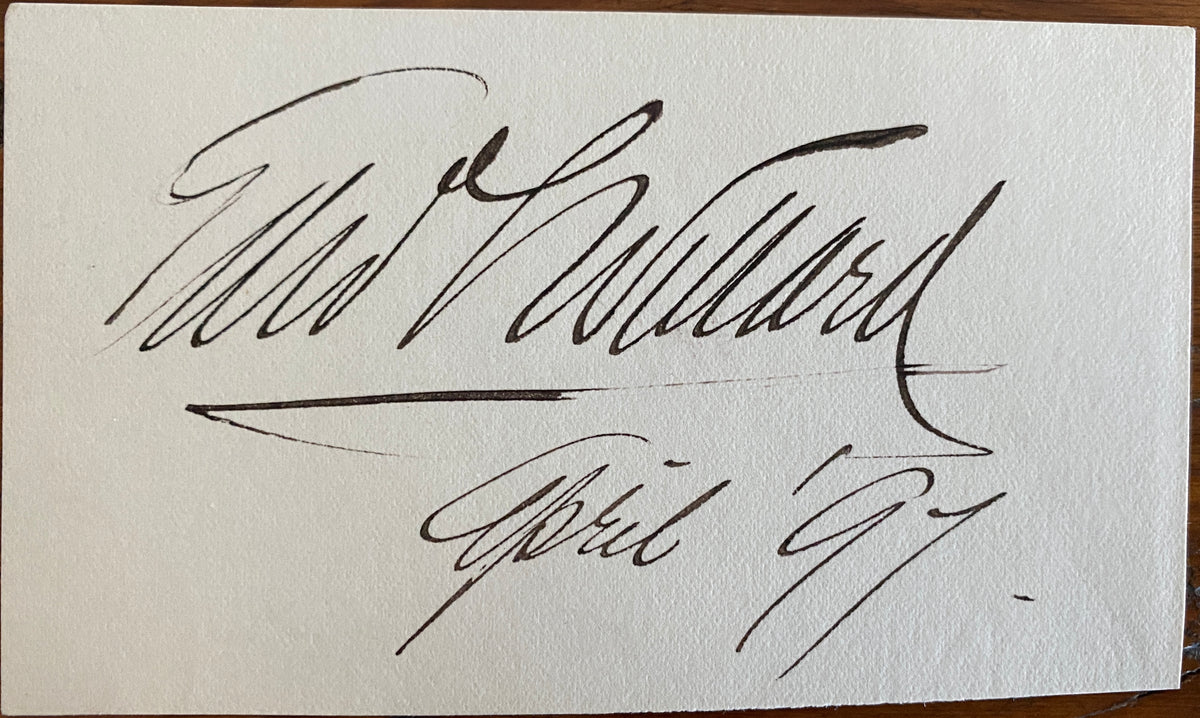 1897 Cut Autograph of British Stage Actor Who Originated the Role of C ...