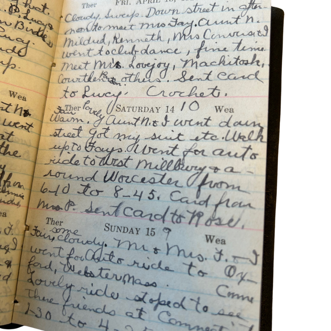 1917 WW1 Homefront Diary of a Cavendish, Vermont Farm Girl Whose Futur ...