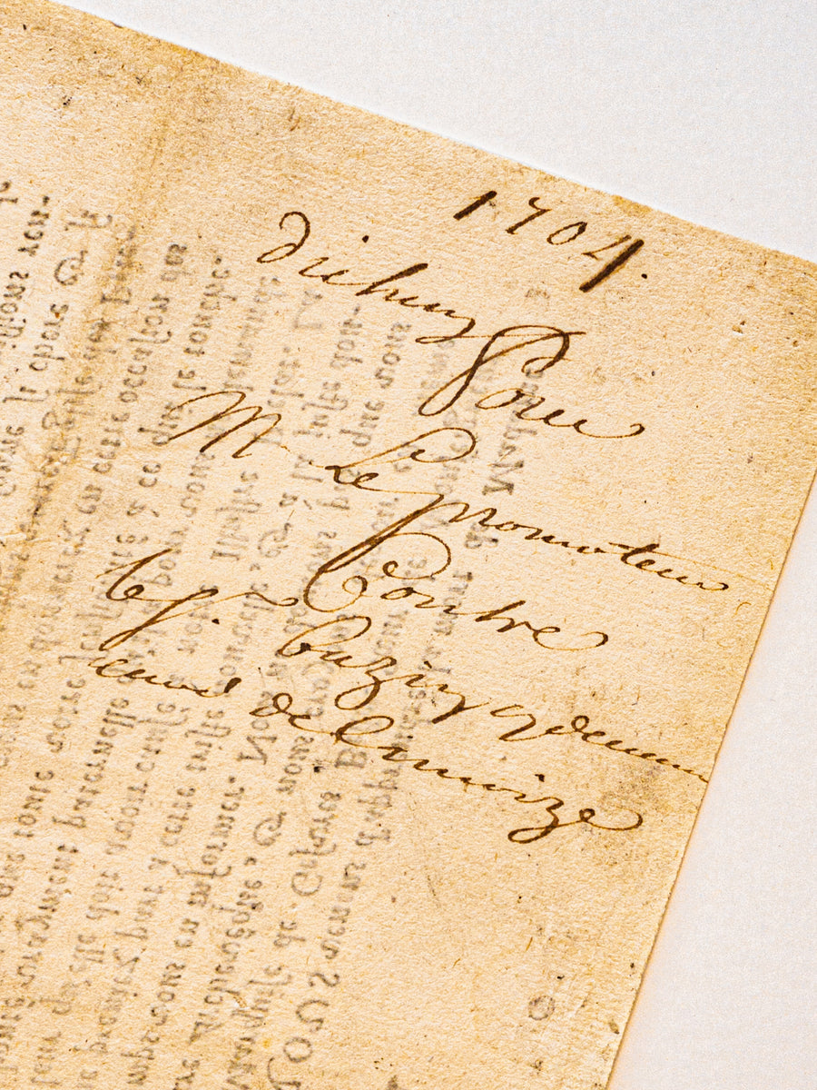 1702 French Death Notice Connected to French Nobility and the Case of ...