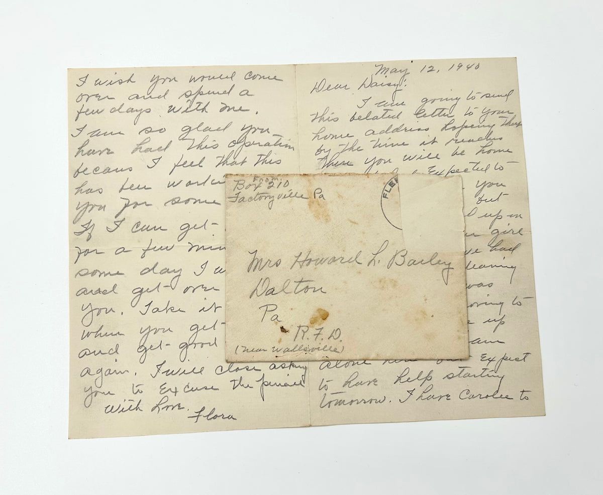 1940 Highly Relatable Letter from a Friend Who Just Could Not Make it ...